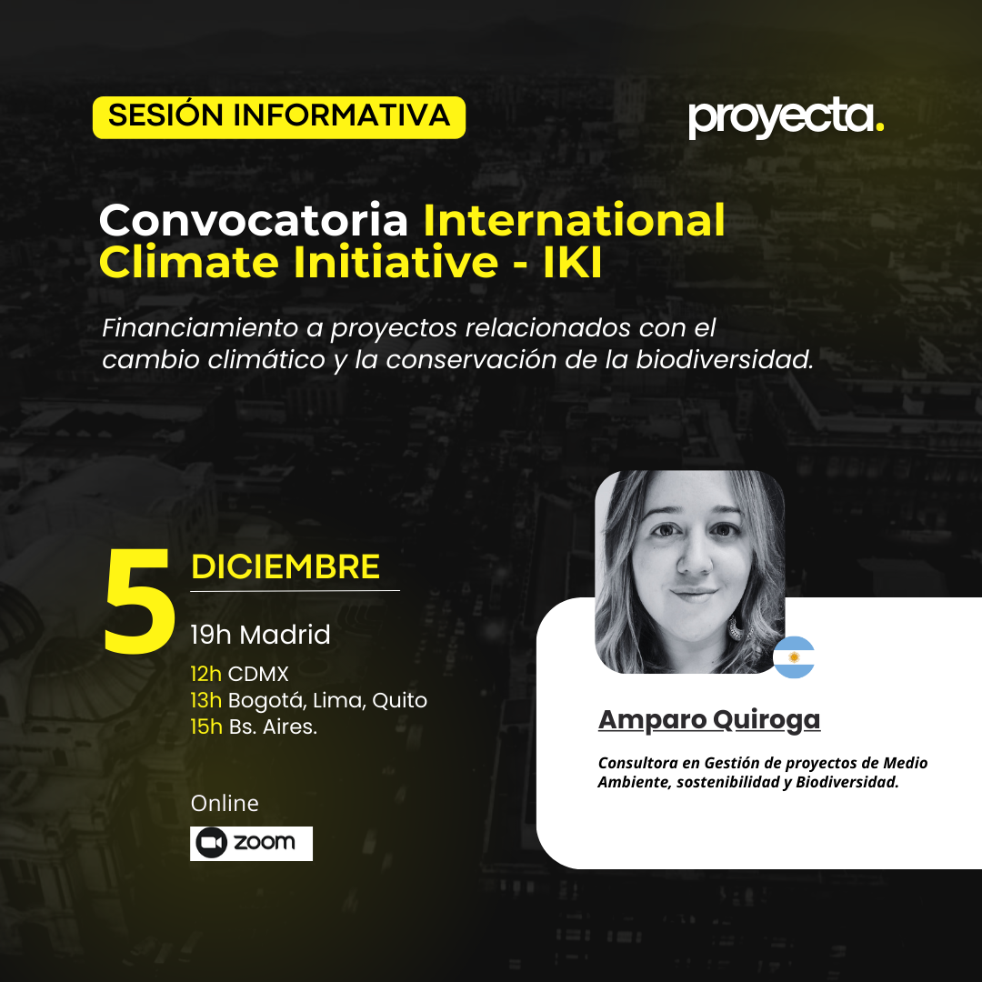 Sesión Informativa: Convocatoria International Climate Initiative (IKI ...